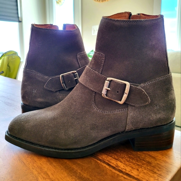 Frye | Shoes | Frye Smoked Hannah Engineering Suede Boot | Poshmark